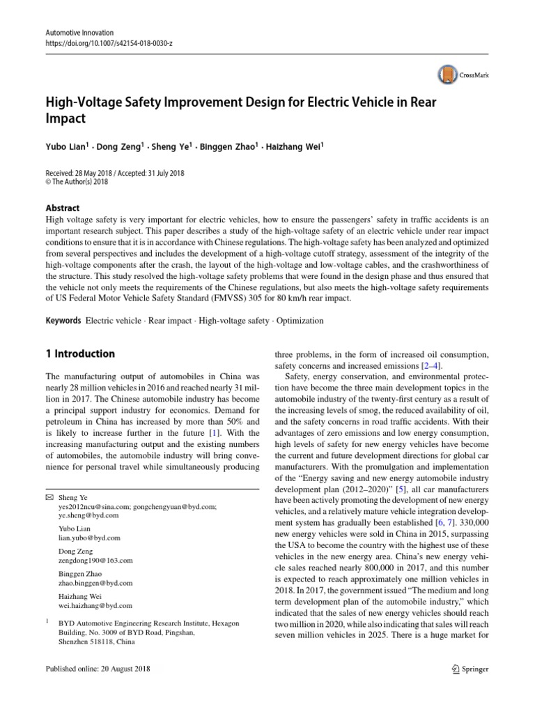 High-Voltage_Safety_Improvement_Design_for_Electri | PDF | High Voltage ...