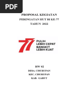 Contoh Proposal Kegiatan 17 Agustus Revisi | PDF