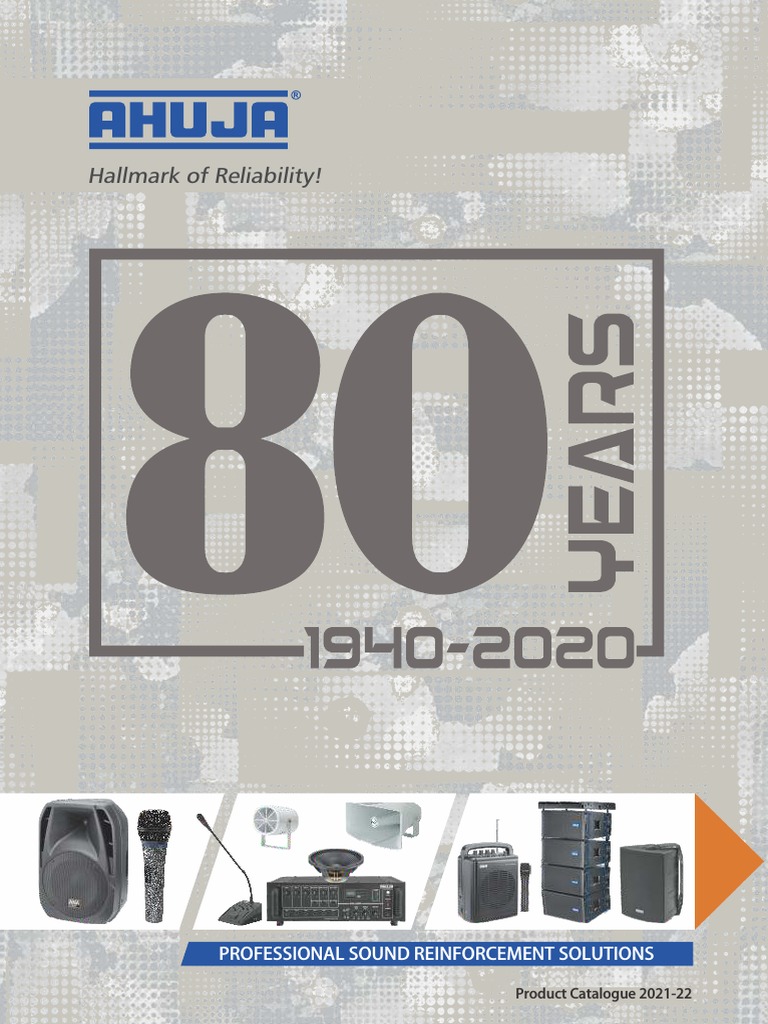 8 Catalogue - 2021 22 | PDF | Loudspeaker | Microphone