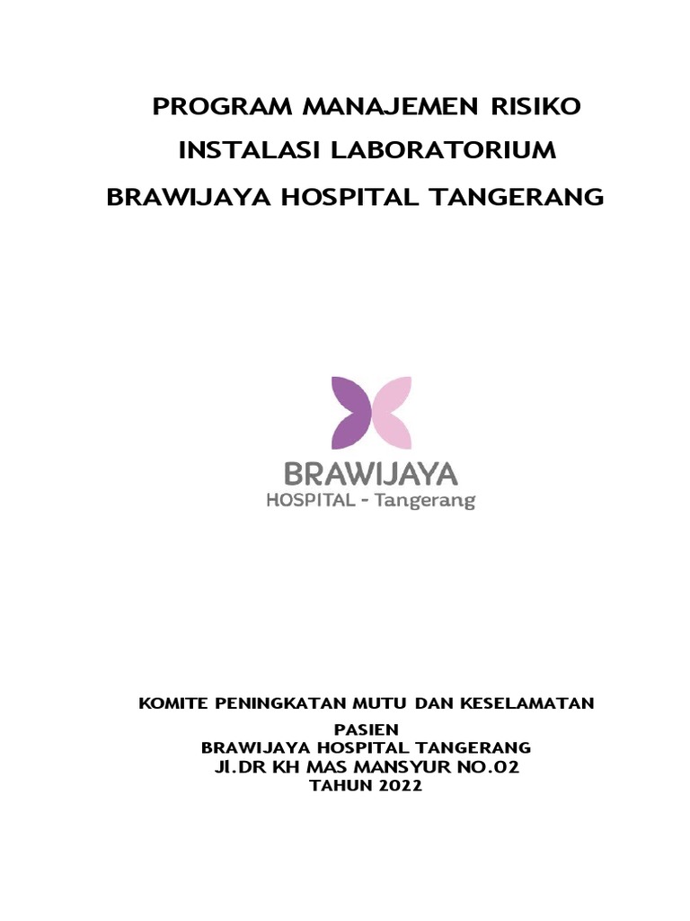 Manajemen Risiko RS Brawijaya | PDF