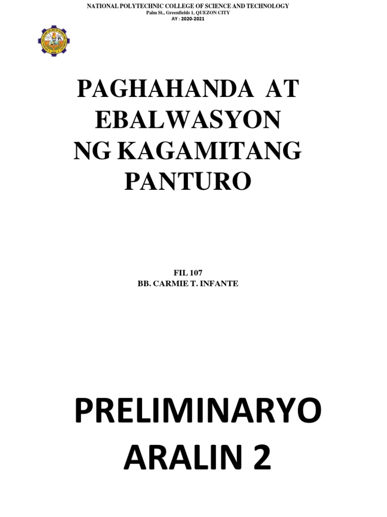 Banghay Aralin | PDF