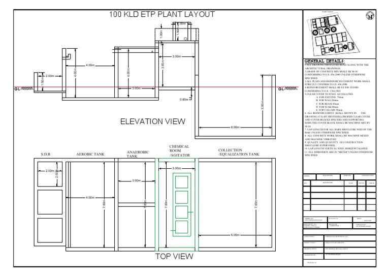 01 - Etp Layout Part - 1 | PDF | Structural Engineering | Concrete