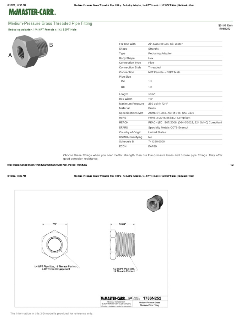 Red Adapter DS - A0 | Download Free PDF | Pipe (Fluid Conveyance ...