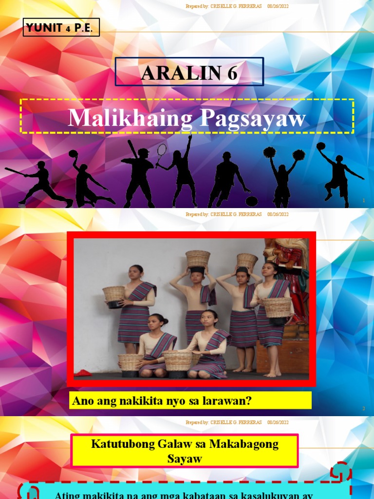 Yunit 4 Aralin 6 Pe | PDF