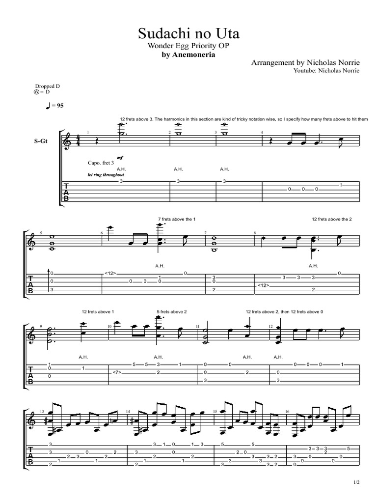 Sudachi No Uta | PDF | Chordophones | String Instruments