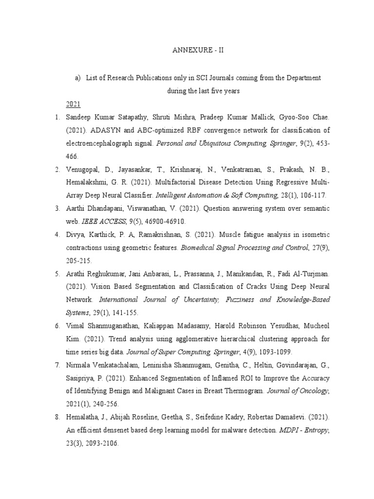 Annexure II Sci | PDF | Wireless Sensor Network | Cloud Computing