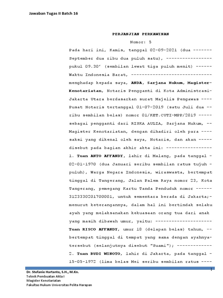 Jawaban Tugas II Batch 16 | PDF