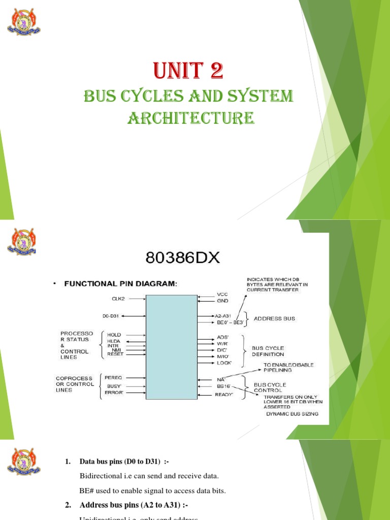 Unit 2: Bus Cycles and System Architecture | PDF | Input/Output | Cpu Cache Unit 2: Bus Cycles and System Architecture | PDF | Input/Output | Cpu Cache