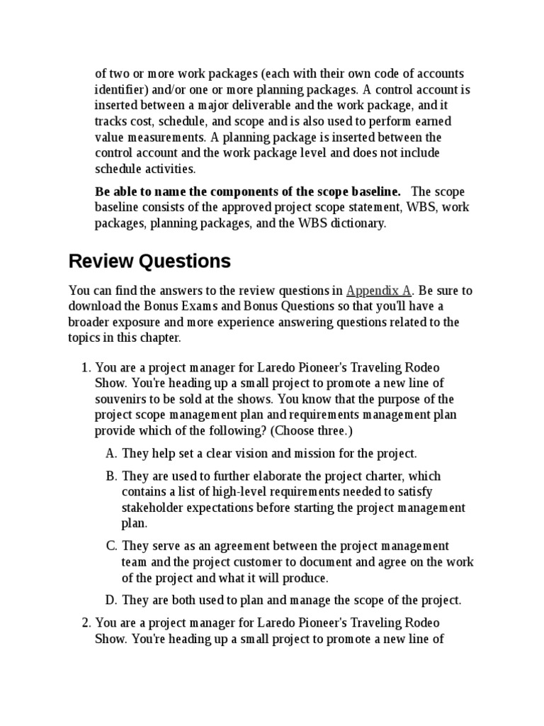 Day 4 Questions | PDF | Project Management | Information Technology