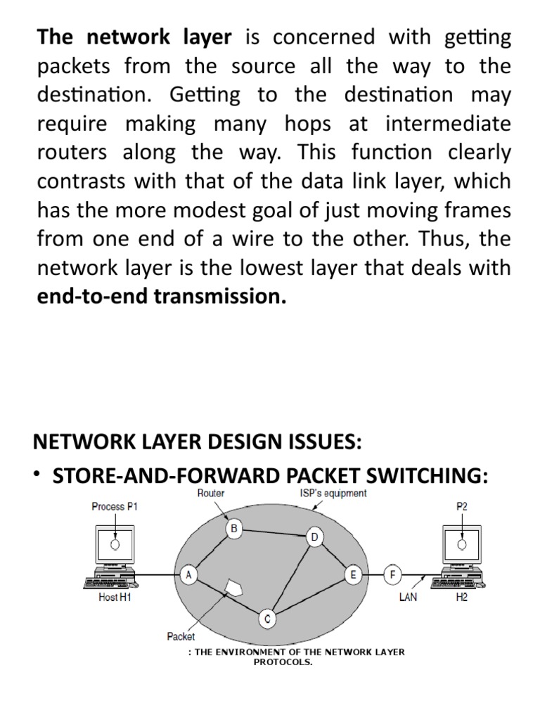 The Network Layer Is Concerned With Getting | Download Free PDF | Ip Address | Internet Protocols