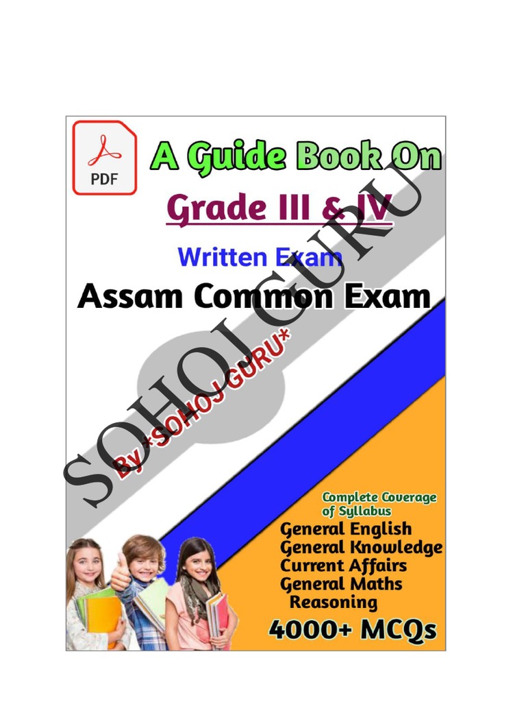 1653038738662assam Common Exam Grade 3 - 4 | Download Free PDF | Grammatical Tense | Idiom