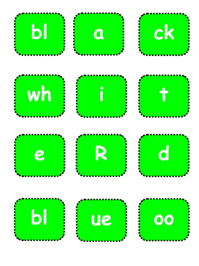 Sounds - Blends For Boggle | PDF | Social Science