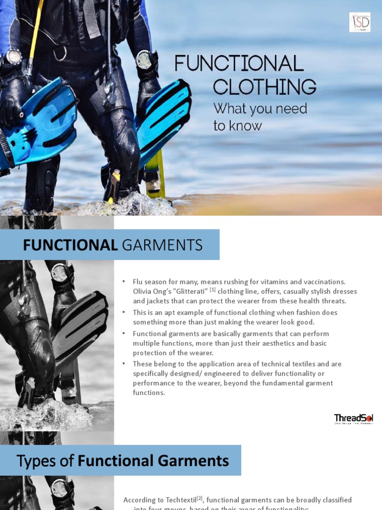 Functionalgarments 180620090635 | PDF | Clothing | Textiles