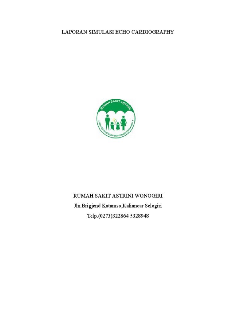Laporan Simulasi Echo Cardiography | PDF | Pengembangan Diri ...