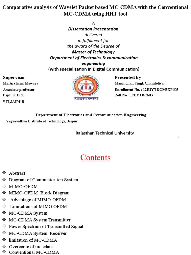 Final PPT of Rtu | PDF | Orthogonal Frequency Division Multiplexing ...