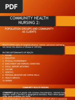 Community Health Nursing | PDF | Public Health | Physical Examination