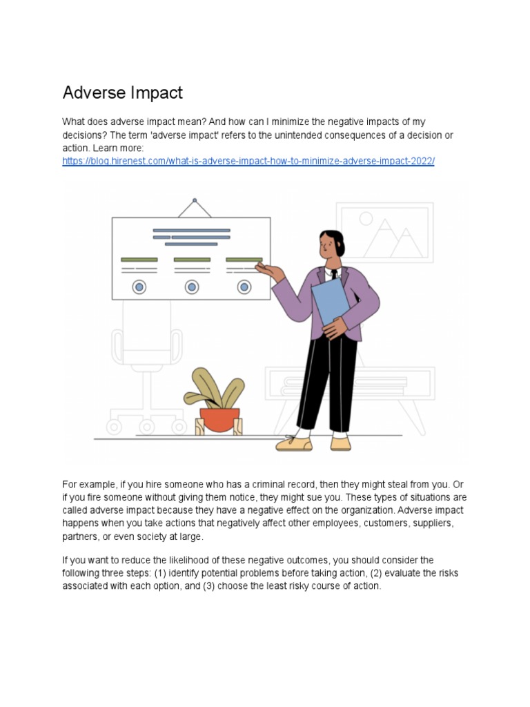 Adverse Impact | PDF | Gender Pay Gap | Employment