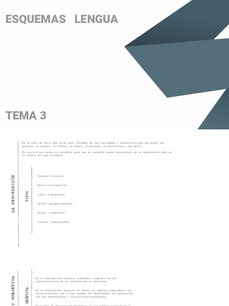 Lengua Esquemas 2 Eso | PDF | Adjetivo | Numero Gramatical