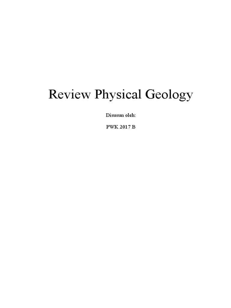 Review Buku Physical Geology | PDF