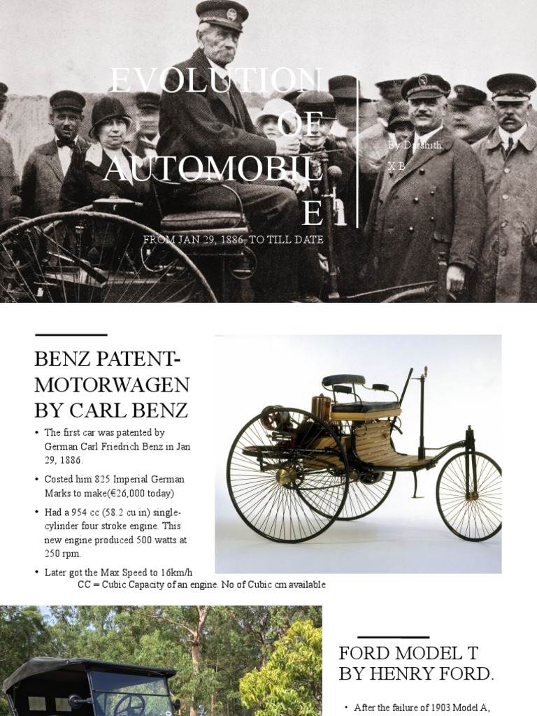 Evolution of Automobile | PDF | Car | Engines