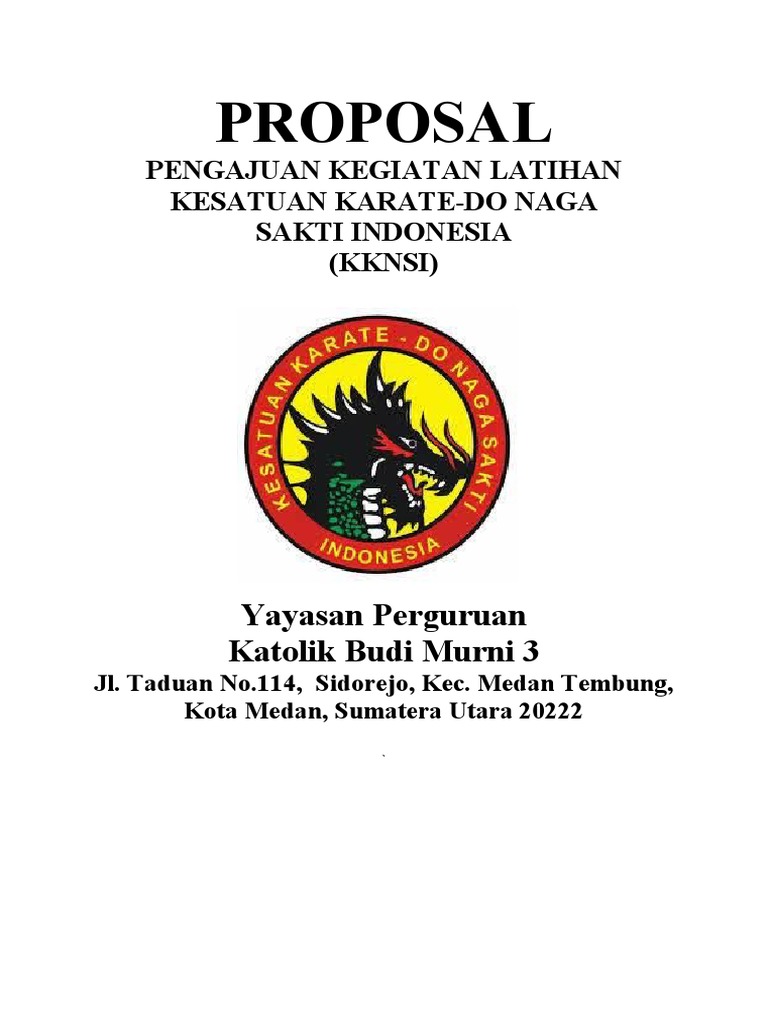 Proposal Pengajuan Kegiatan | PDF | Bisnis