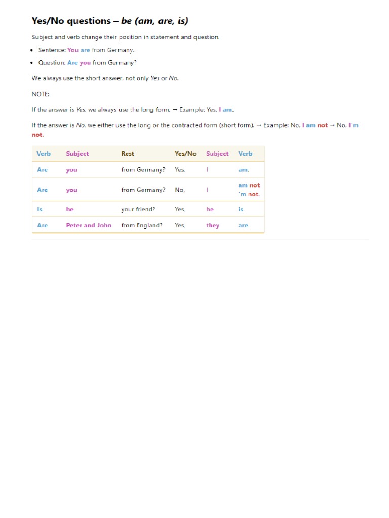 Flyer Grammar Lessons (Questions) | PDF