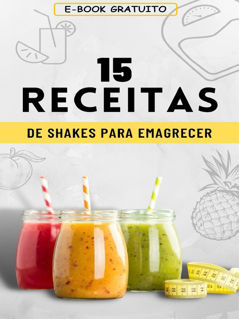 Ebook de Shakes para Emagrecer | PDF | Chá | Facebook