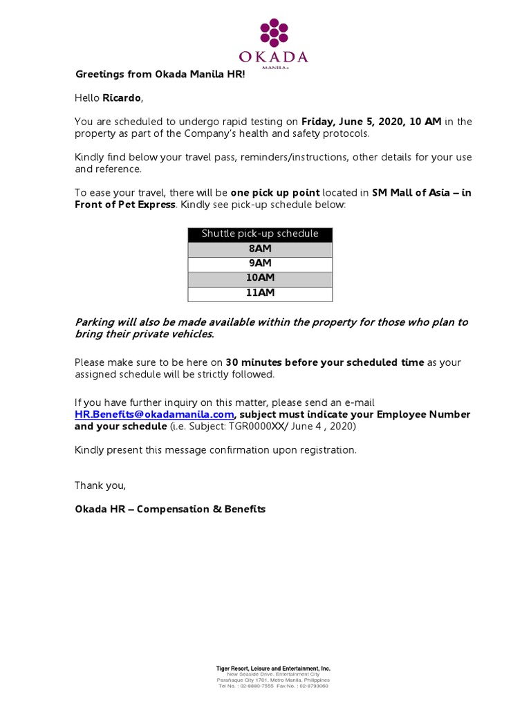 Rapid Testing Kit | PDF | Metro Manila | Health Sciences