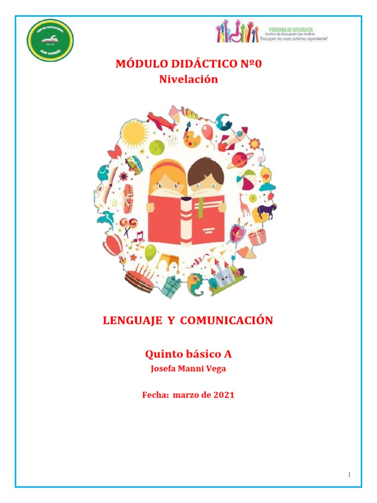 Módulo de Lenguaje y Comunicación 5° Básico | PDF | Ficción general