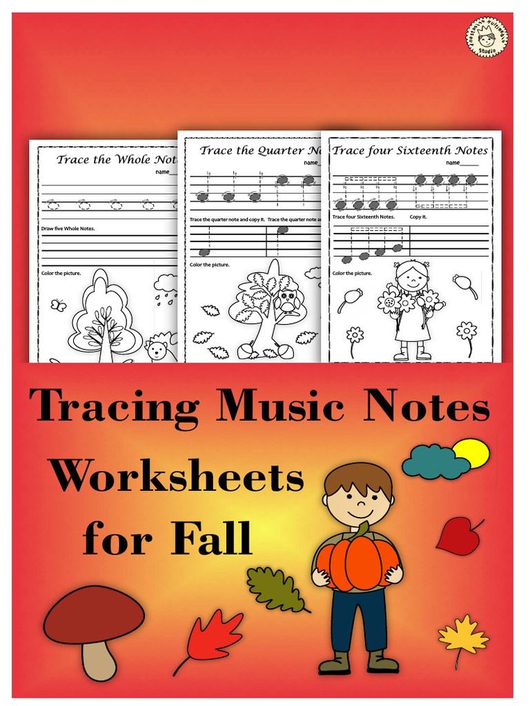 FMH_Tracing Music Notes, Bass and Treble Clef_прописи | PDF | Clef ...