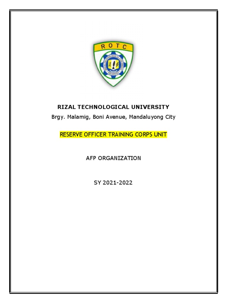 Rotc Finals Reviewer | PDF | Computer Security | Security