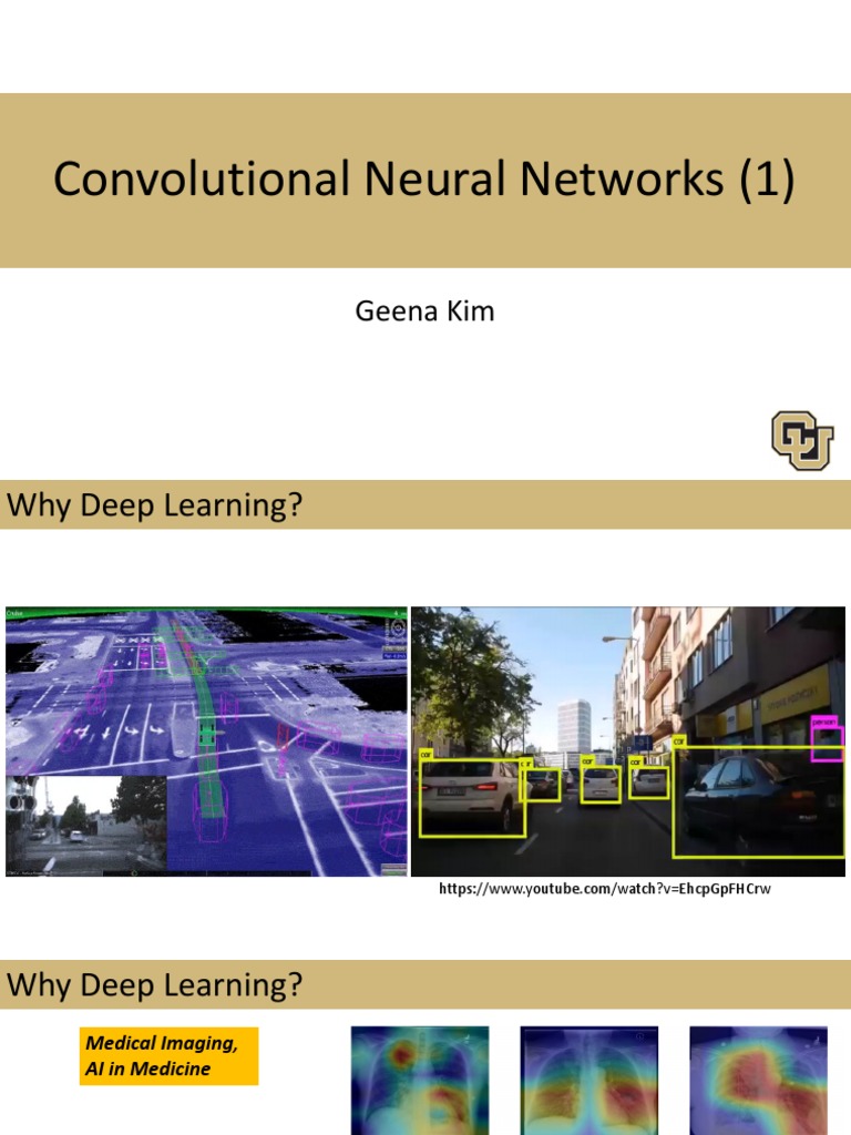 Convolutional Neural Networks (1) : Geena Kim | Download Free PDF | Deep Learning | Artificial ...