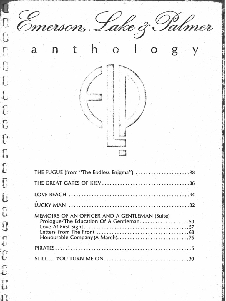 ELP Anthology | PDF