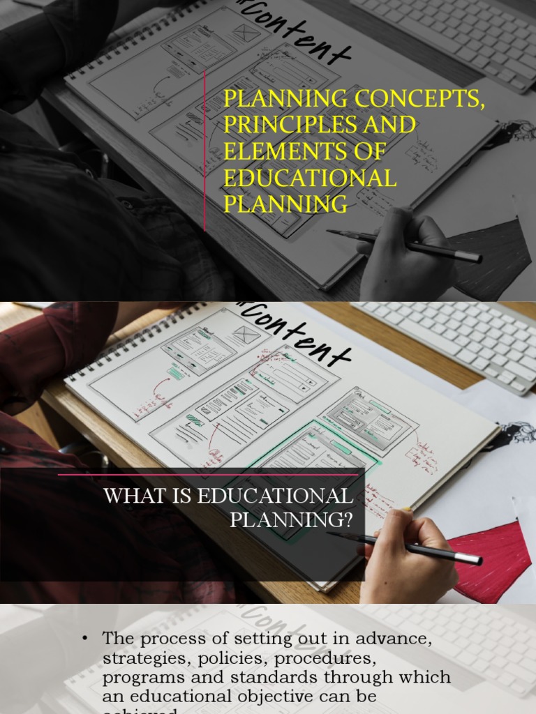Planning Concepts Principles and Elements of Educational Planning | PDF | Evaluation | Decision ...