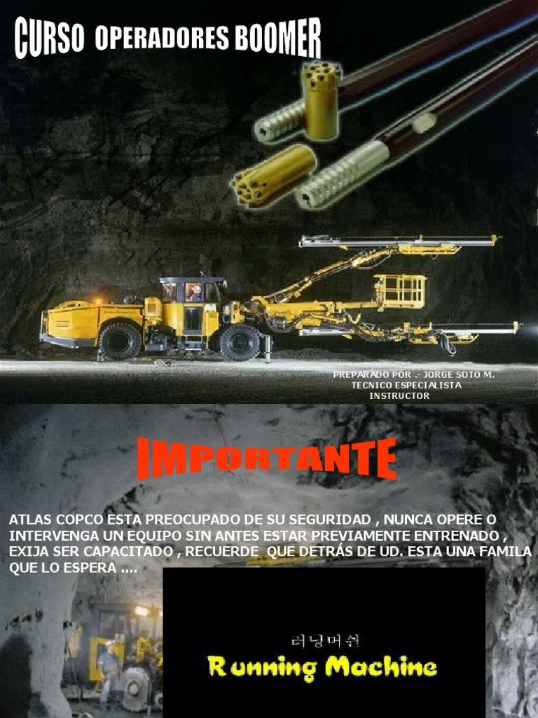 Rocket Boomer 282: Especificaciones y Seguridad | PDF | Perforación | Rodamiento (Mecánico)