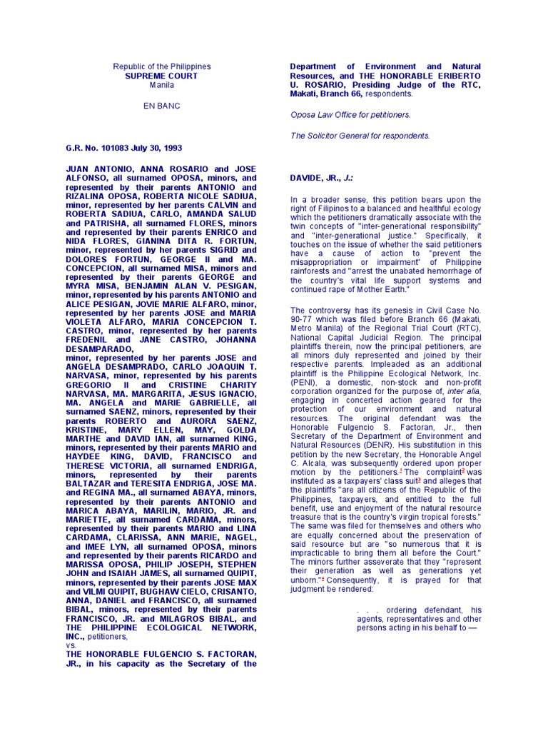 Envi Cases - La Vina | PDF | Lawsuit | Complaint