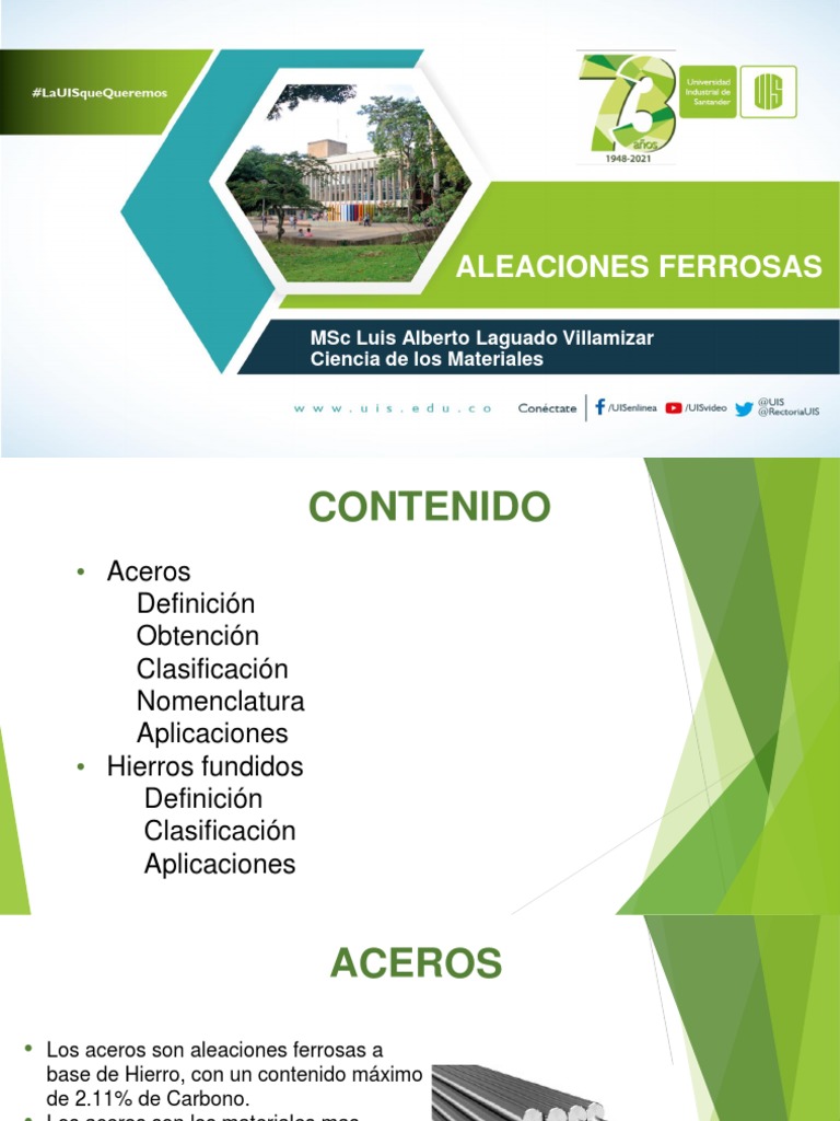 Aleaciones Ferrosas 2021 | PDF | Hierro fundido | Acero