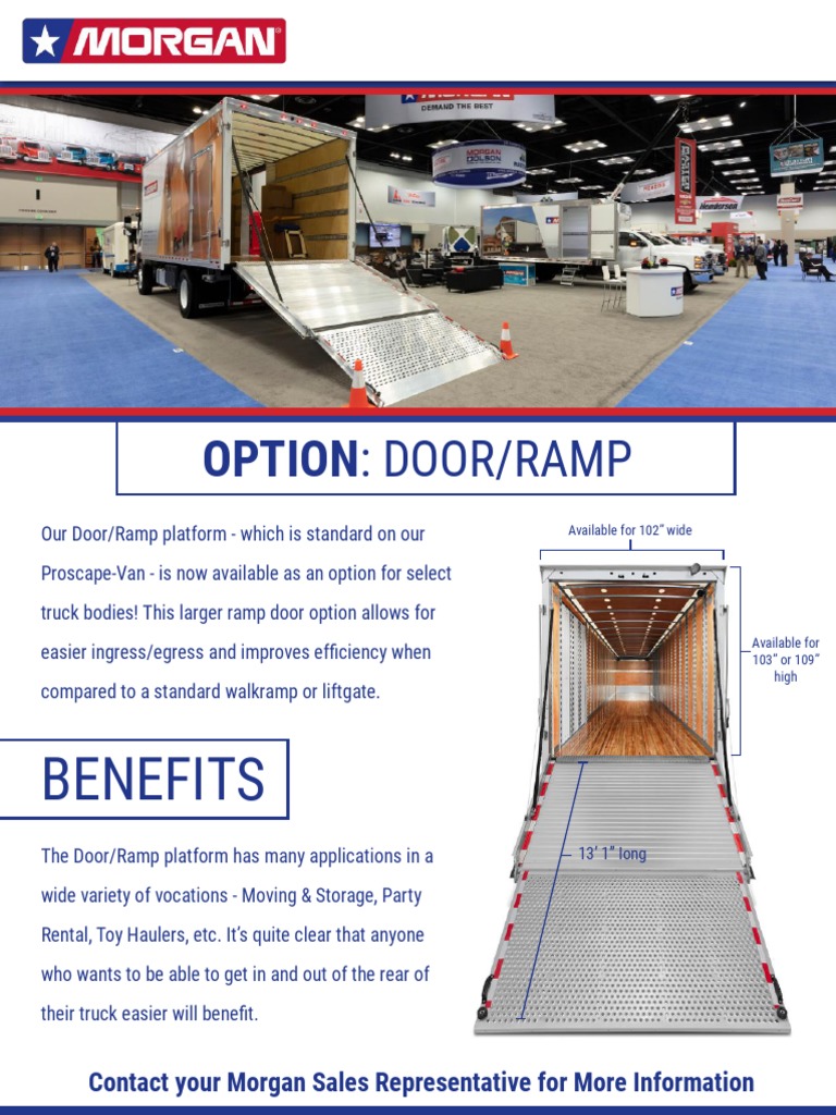 Morgan Ramp Door Handout v05 | PDF | Door | Truck