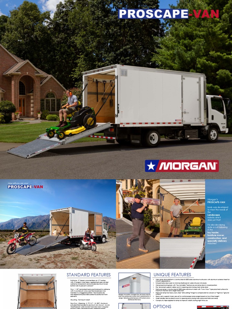 Morgan Proscape Van 01 19 | PDF | Door | Truck