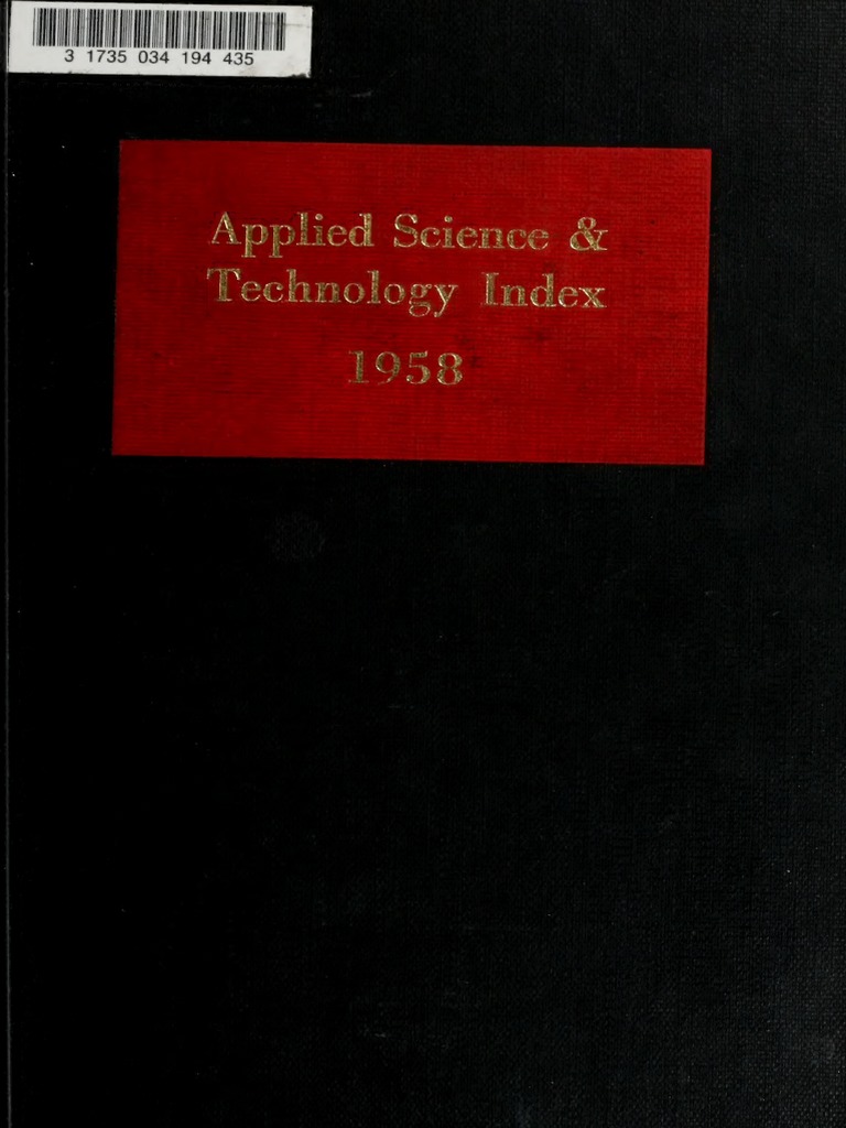 Applied Science Tech 1958 Rich | PDF | Engineering