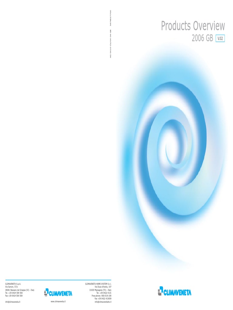 Climaveneta Overview | Download Free PDF | Air Conditioning | Building ...