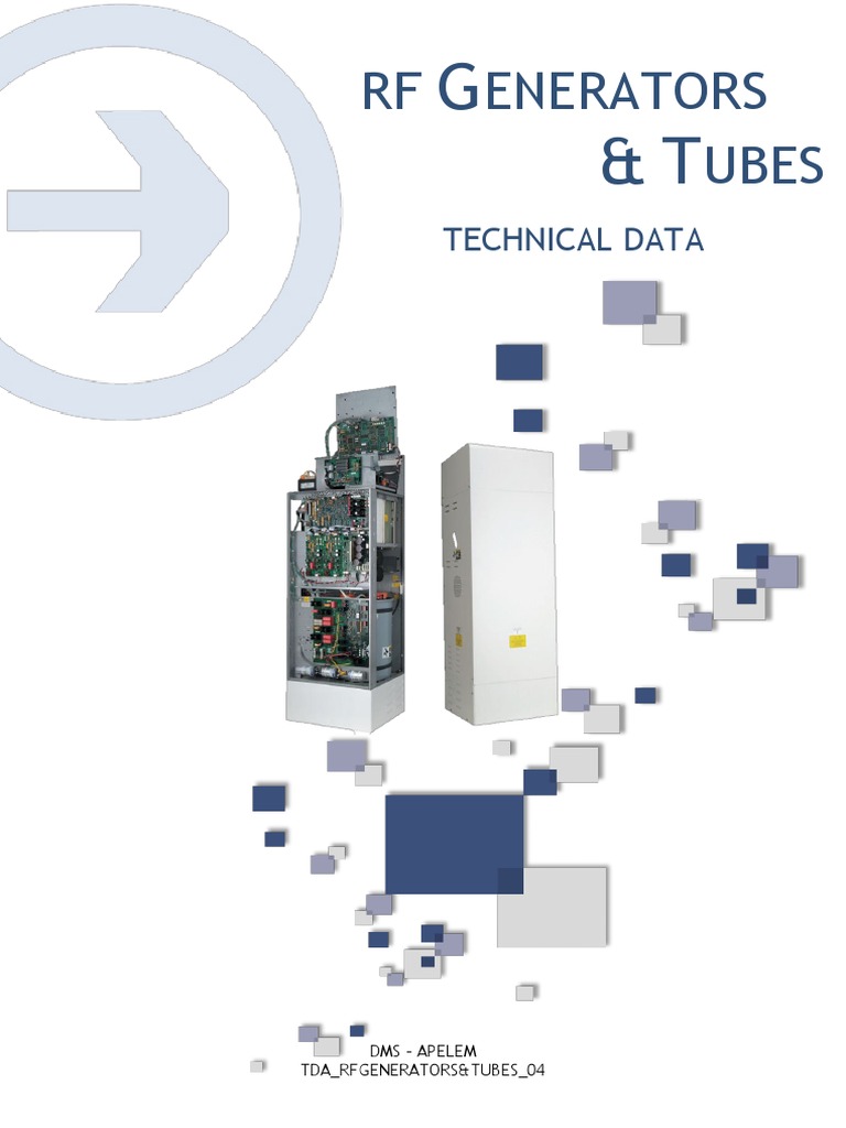 RF Enerators Ubes: Technical Data | PDF | Vacuum Tube | Radiography