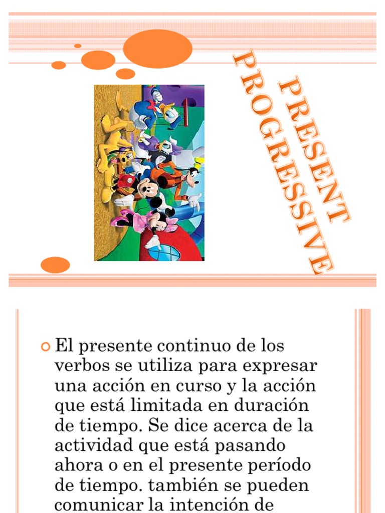 Uso y Estructura del Present Progressive | PDF