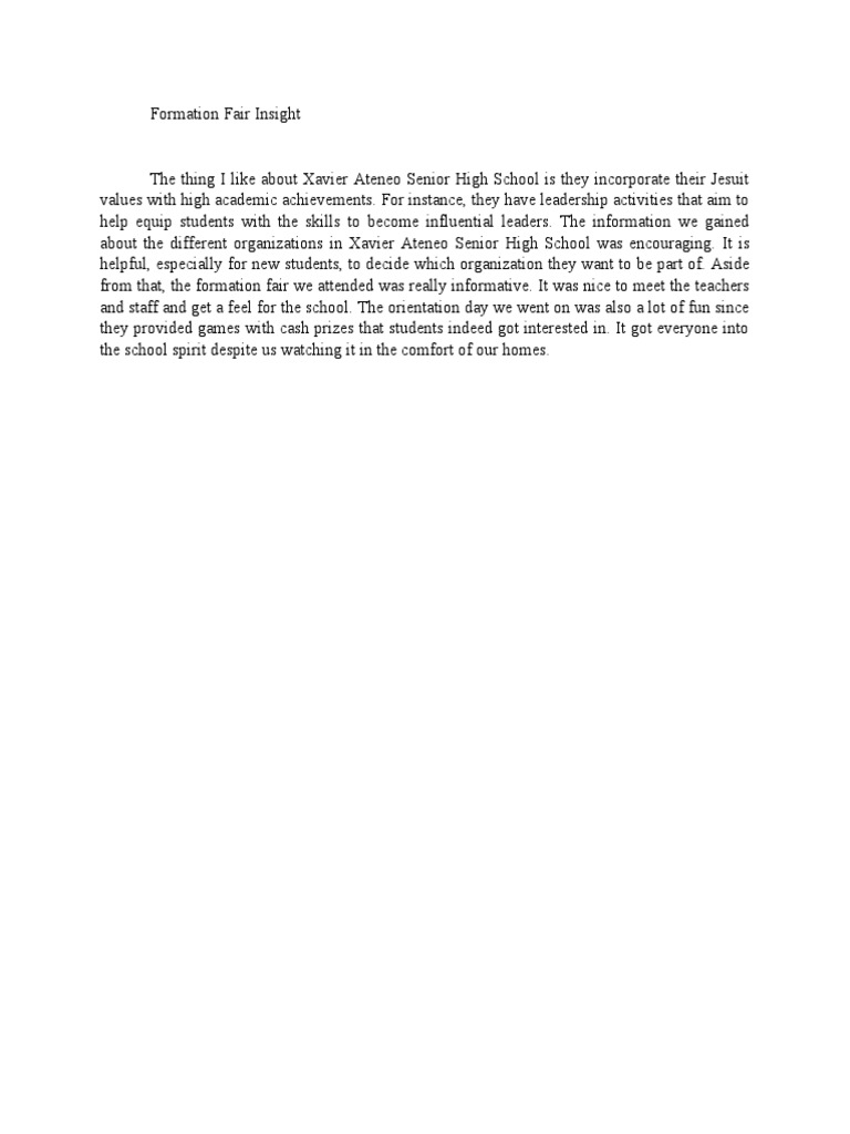 Formation Fair Insight - Maguyon | PDF