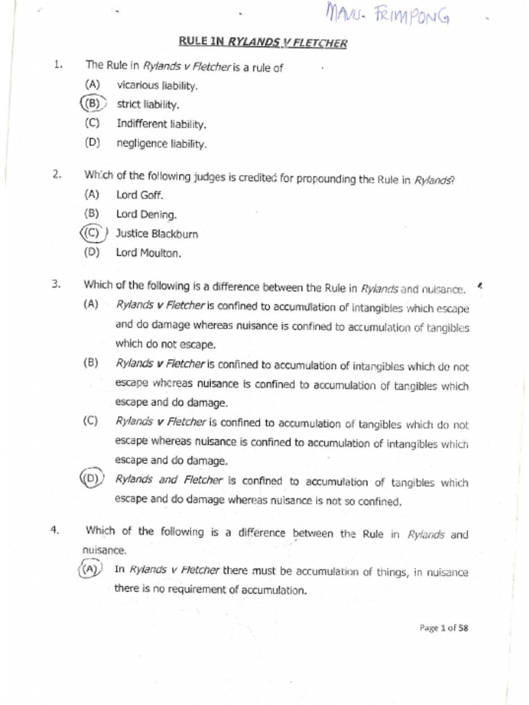 Law Questions | PDF