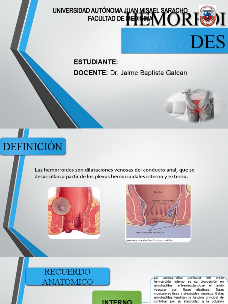 HEMORROIDES | PDF | Hemorroides | Gastroenterología