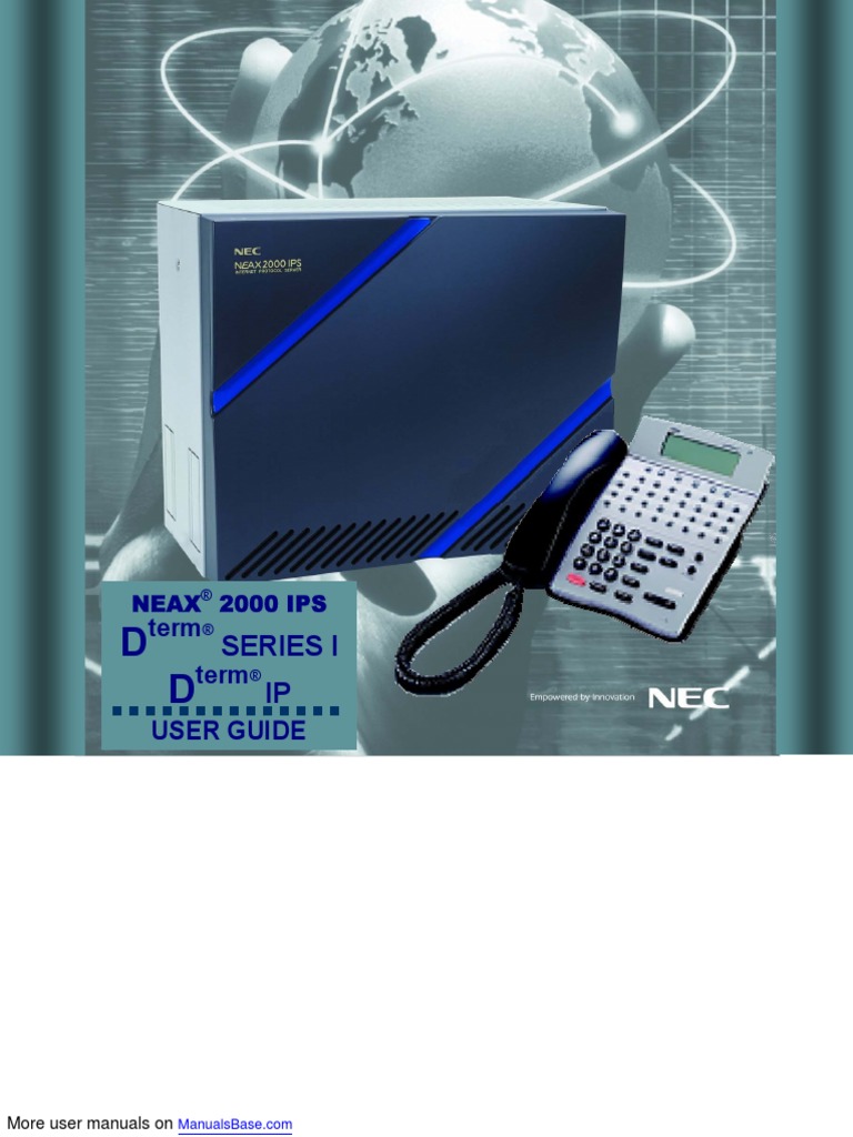 Instructivo NEAX 2000 IPS | PDF | Telephone | Telephone Call