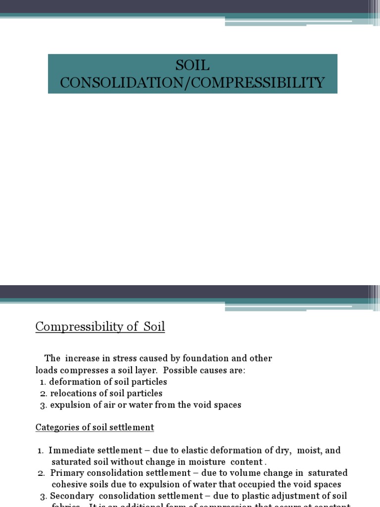 2 Settlement Pdf Stress Mechanics Geotechnical Engineering