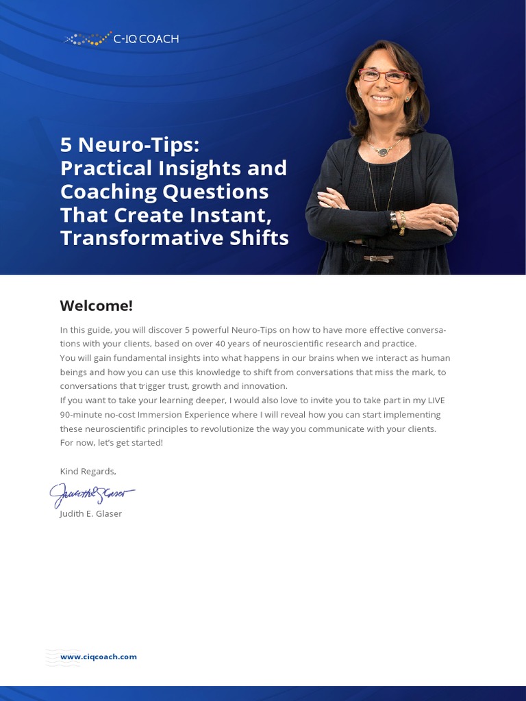 5 Neuro-Tips Practical - Judith Glaser | PDF | Empathy | Brain