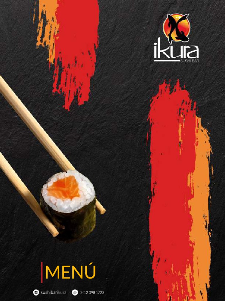 Menú de Sushi Ikura y Especialidades | PDF